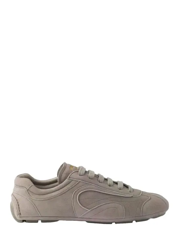Prada Montecarlo Re-edition 2005 Suede Sneakers - Grey