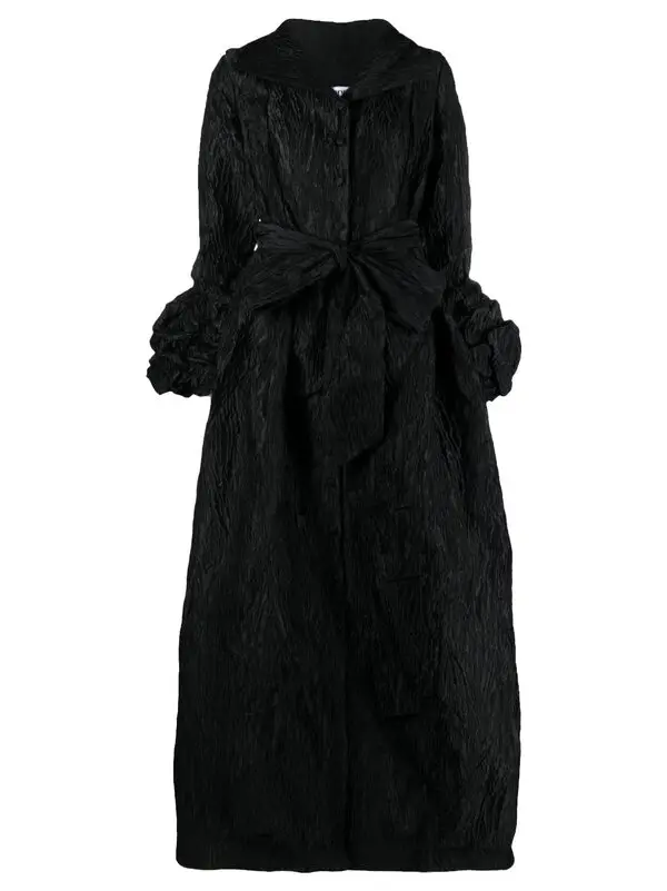 BARUNI Shimmer Belted Gown - Black