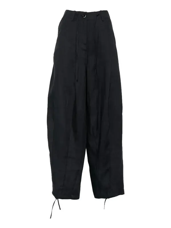 NINE:INTHE:MORNING Belt-loops Palazzo Pants - Blue