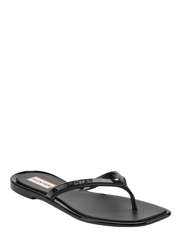 Hunter Hwmarin Thong Sandals - Black