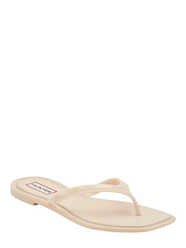 Hunter Hwmarin Thong Sandals - Light Natural