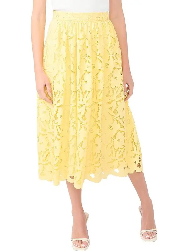 Ted Baker London Diana Midi Skirt - Creamed Corn