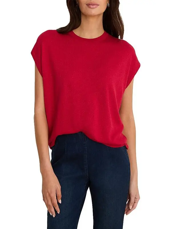 NIC+ZOE Chic Cocoon Sweater - True Red