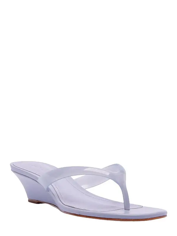 Schutz Roslyn Wedge Sandals - Lavander Sky