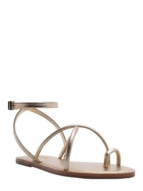 Schutz Valeria Strappy Sandals - Platinum