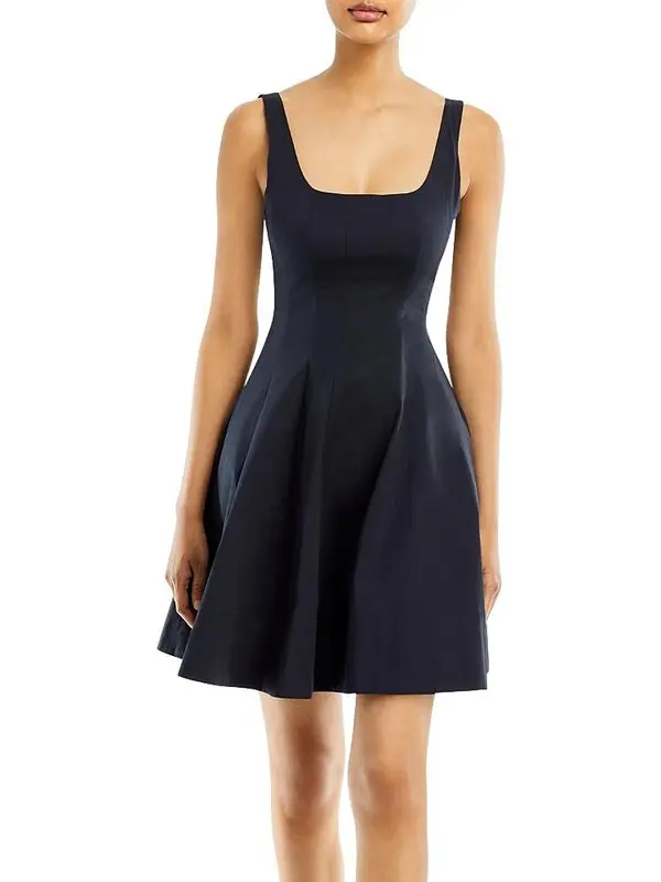Staud Wells Mini Dress - Navy