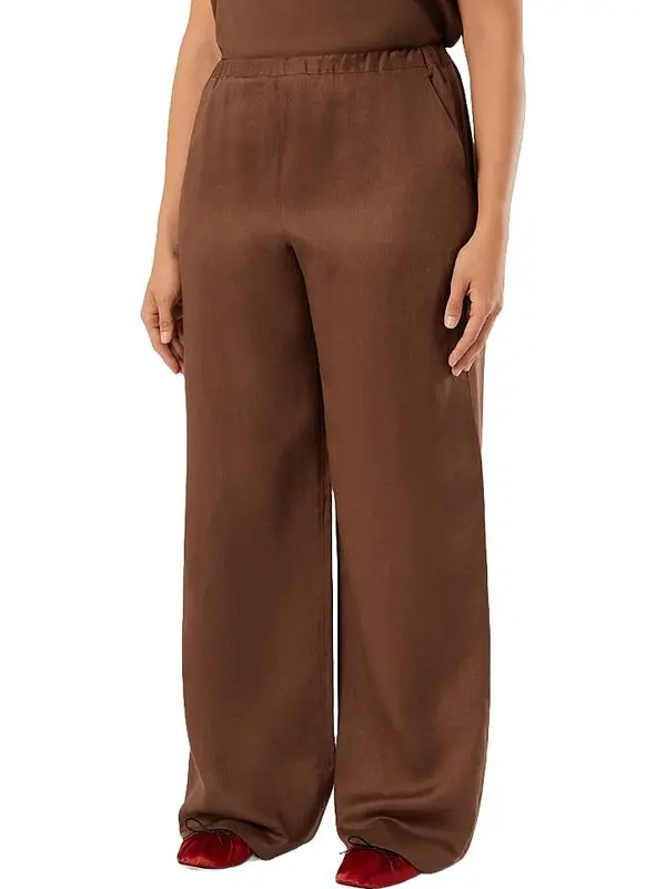 Marina Rinaldi Rocco Wide Leg Pants - Cocoa