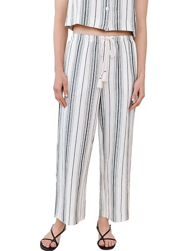 Bella Dahl Tassel Cord Drawstring Crop Pants - Boardwalk