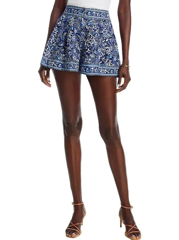 Ramy Brook Quinn Printed Short - Navy Floral