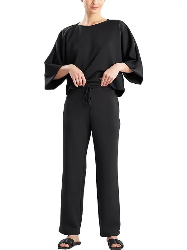 Natori Everywear Scuba Knit Pants - Black