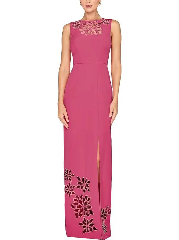 KAY UNGER Isobel Column Gown - Pink