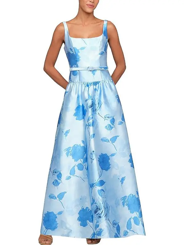 KAY UNGER Daphne Gown - Blue