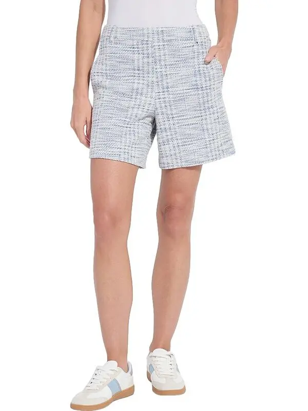 Lyssé Lily Summer Tweed Shorts - Azzurro Tweed