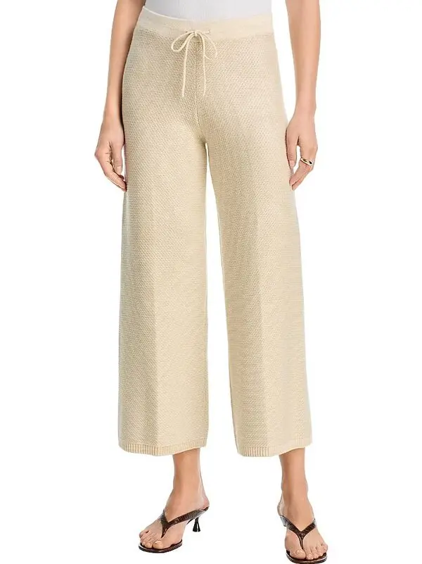 L'Agence Freyja Loop Knit Pants - Vintage White