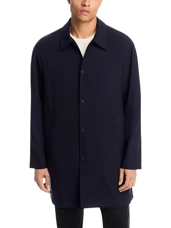 Herno Reversible Raincoat - Blue Navy