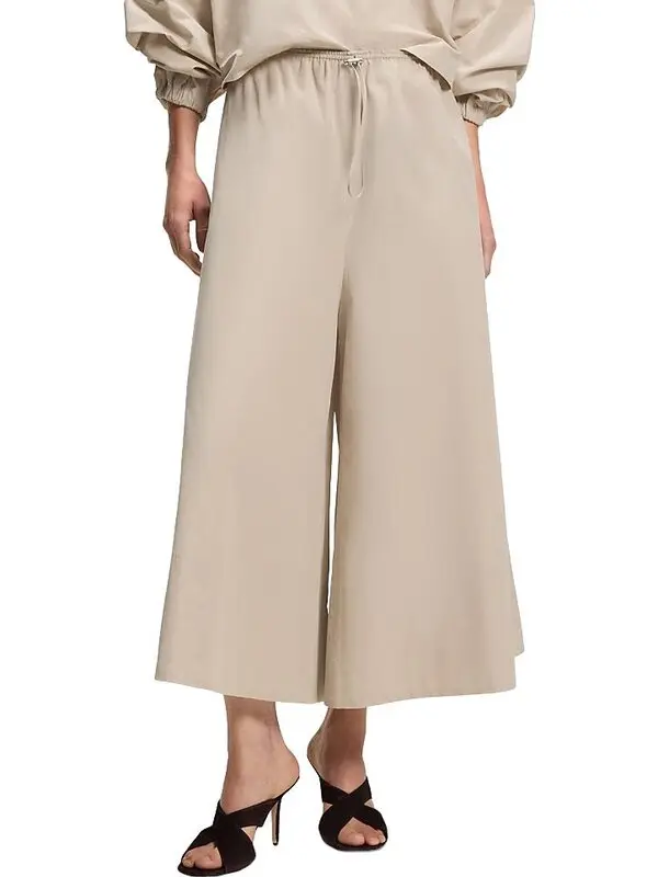 BOSS Tatefa Cropped Pants - Pumice Air Cotton