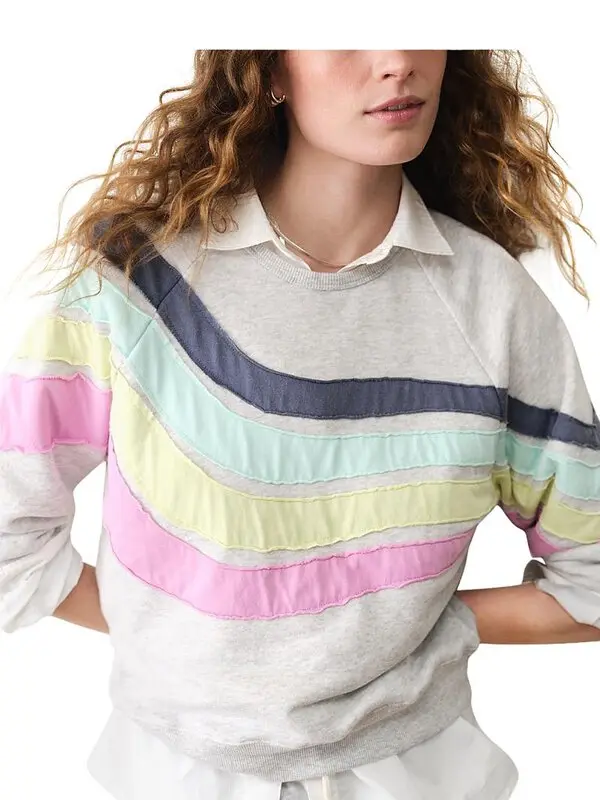 Marine Layer Cloud 9 Terry Sweatshirt - Heath Grey