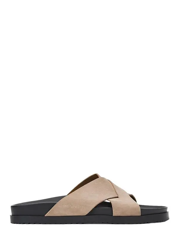 Bruno Magli Bologna Slides - Sand Nubuck