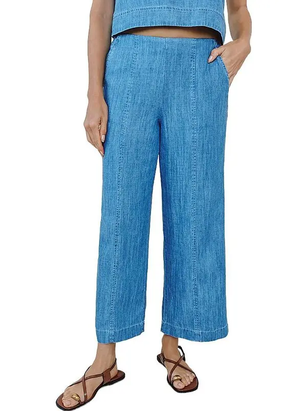 Bella Dahl Clean Waist Denim Pants - Island Blue