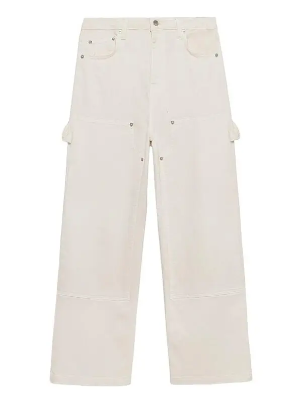 Simkhai Xavier Denim Carpenter Pants - Porcelain