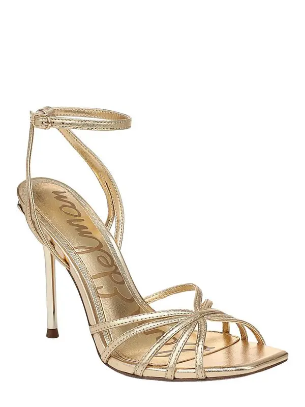 Sam Edelman Lili Strappy Sandals - Amber Gold