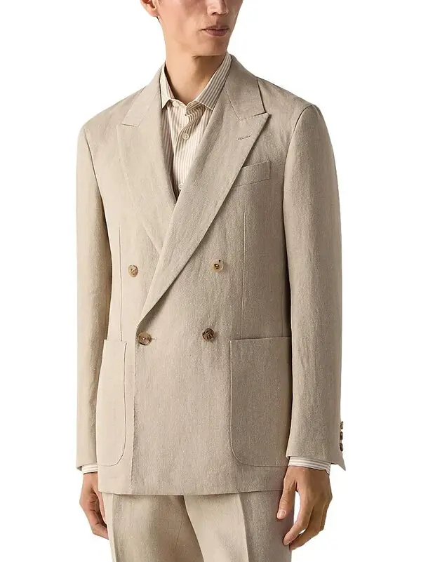 Zegna Oasi Lino Jacket - Light Taupe