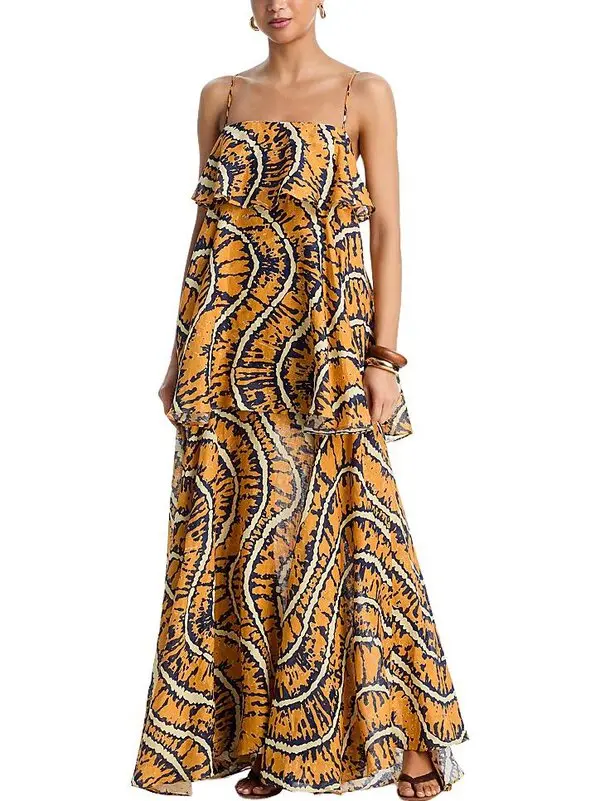 ALEMAIS Ripple Maxi Dress - Multi
