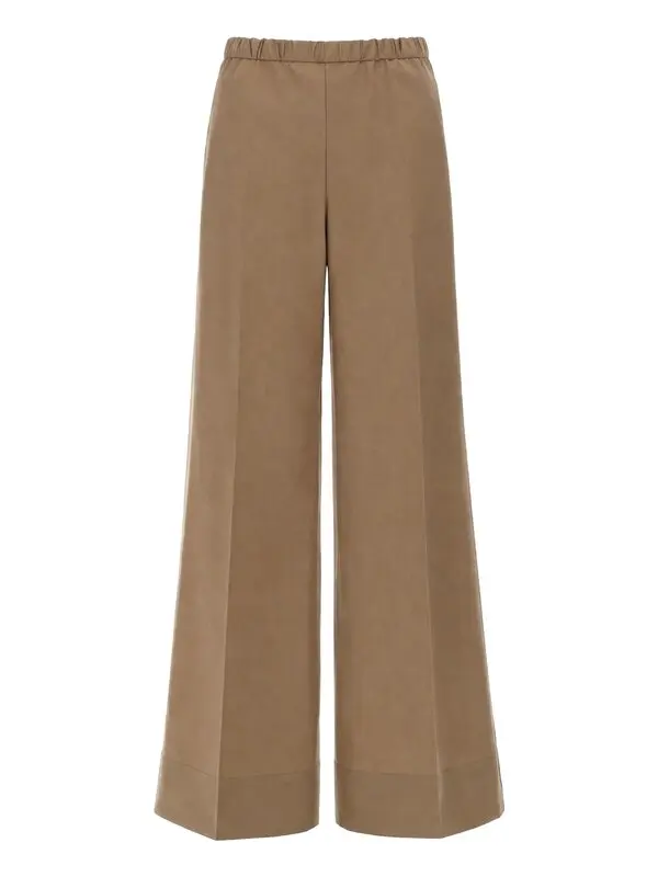 Moncler Tailored Cotton Trousers - Beige