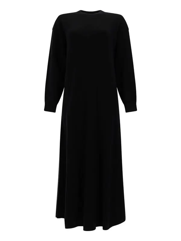 Loulou De Saison Long Knit Dress - Black