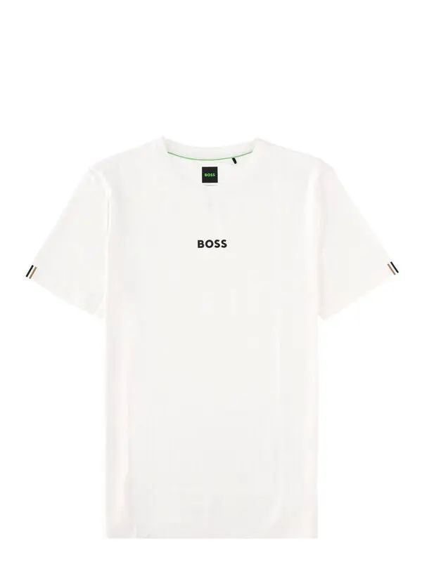 BOSS T-shirt Con Logo - White