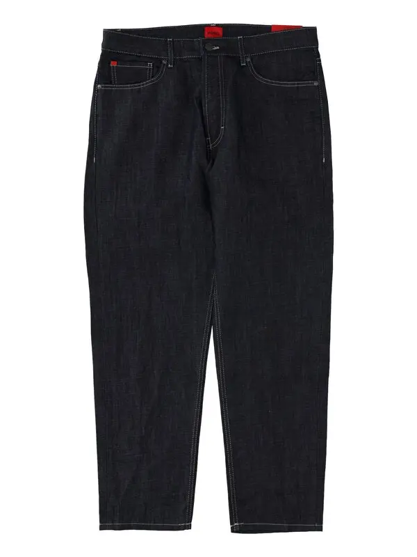 Hugo Jeans In Cotton Denim - Blue