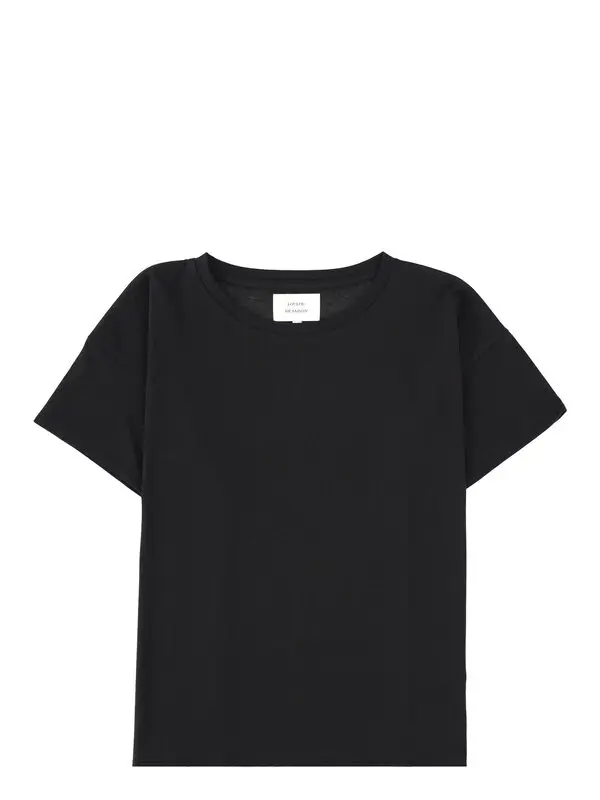 Loulou De Saison T-shirt "basiluzzo - Black