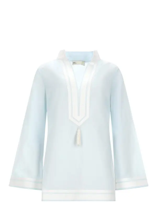 Tory Burch Cotton Tunic - Baby Blue