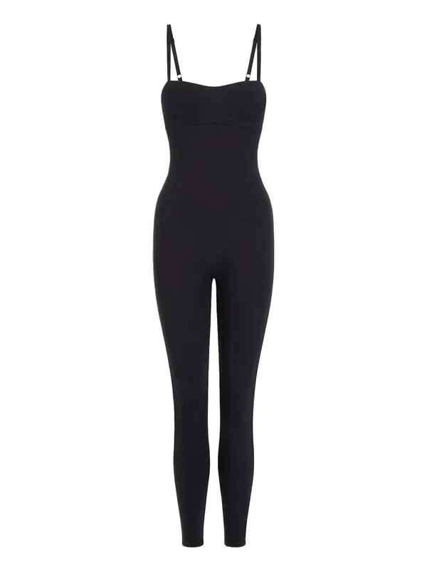 FLEUR DU MAL Sculpt Catsuit - Black