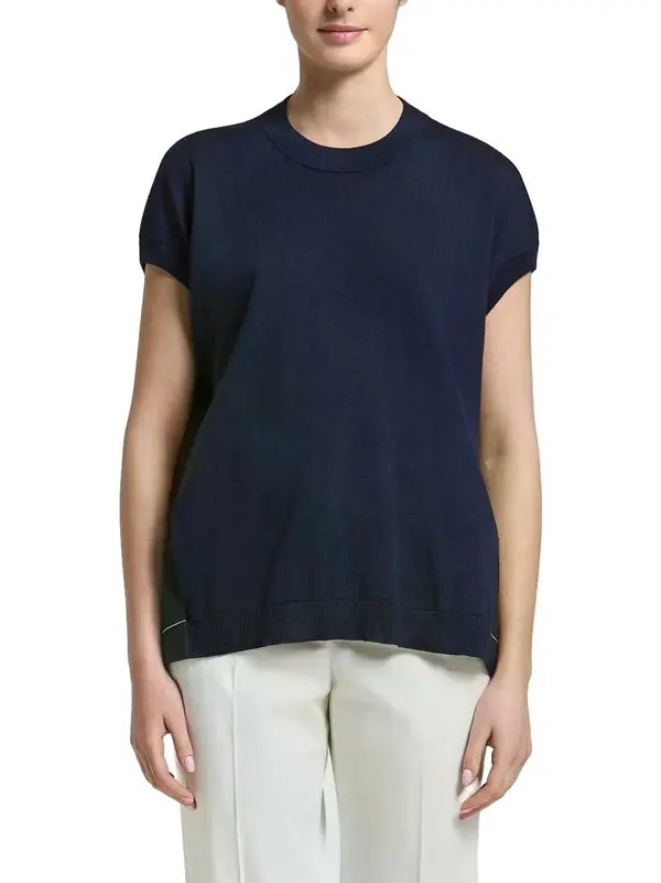 Peserico Crew-neck Top - Blue