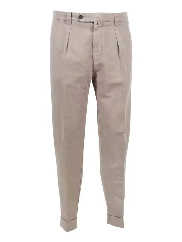 BERWICH Chiaia Pleated Trousers - Neutrals