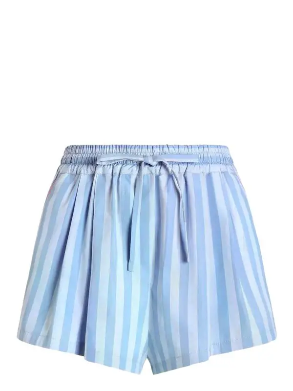 Dolce & Gabbana Striped Drawstring Shorts - Blue