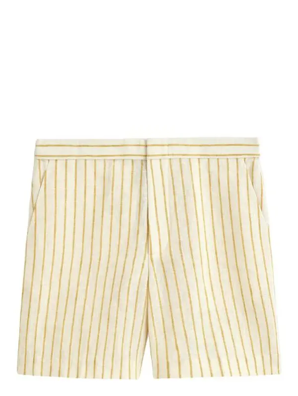 Cos Tailored Linen Shorts - Beige