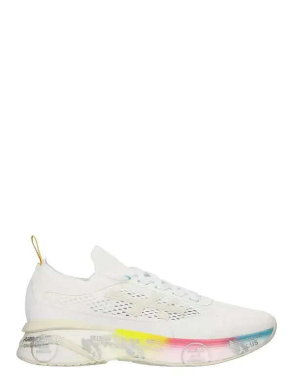 Premiata Moerun Mesh-panel Sneakers - Neutrals