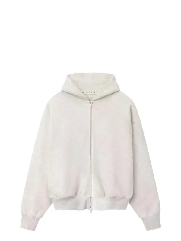 Fear Of God Essentials Signature Classic Zip-up Hoodie - Grey