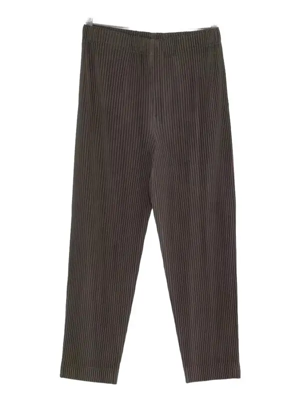 Issey Miyake Pleated Trousers - Green