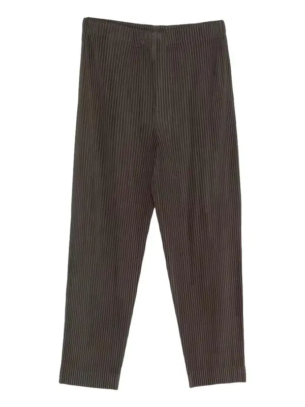 Issey Miyake Pleated Trousers - Green