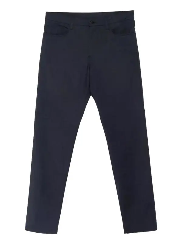 Canali Button-fastening Trousers - Blue