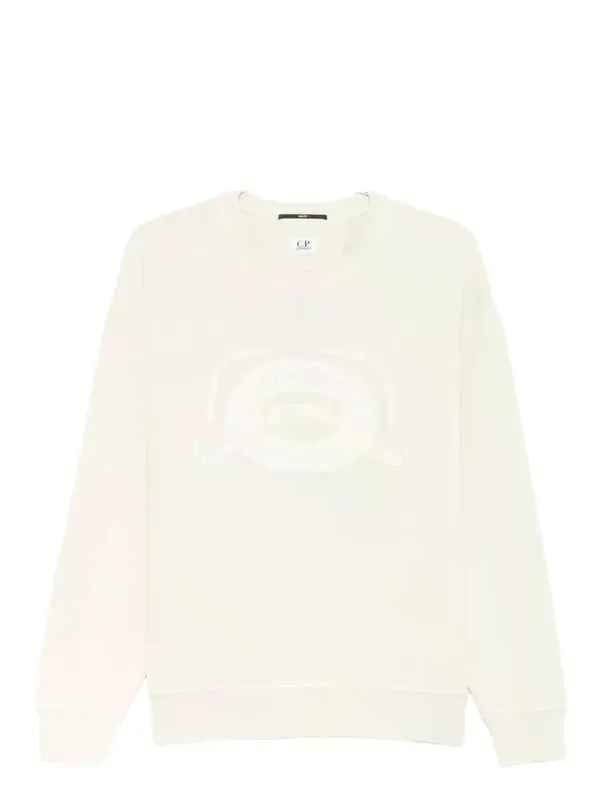 C.P. COMPANY Logo-print Sweater - Neutrals