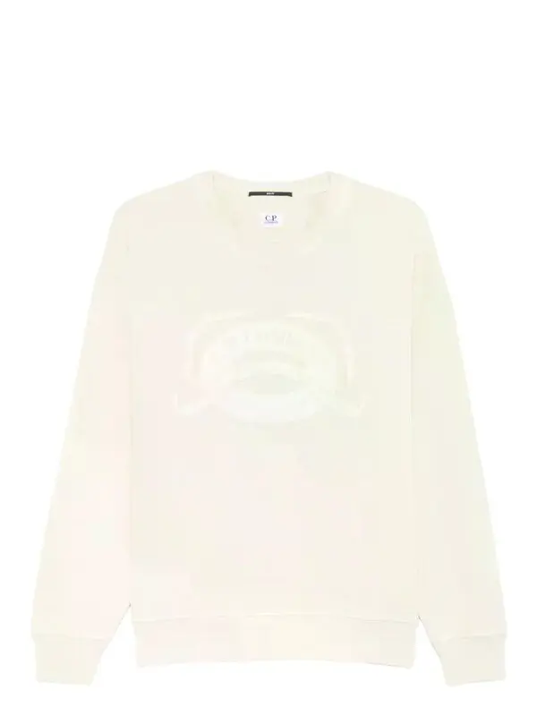 C.P. COMPANY Logo-print Sweater - Neutrals