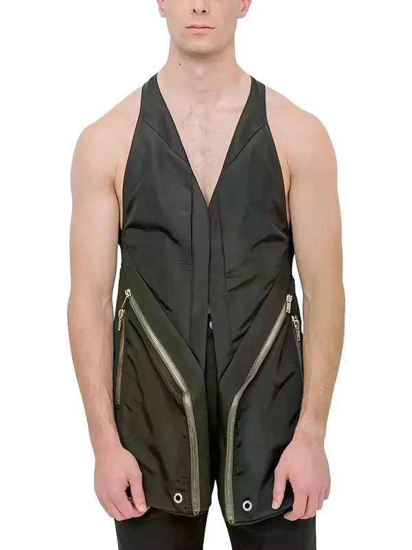 Rick Owens Temple Vest - Black