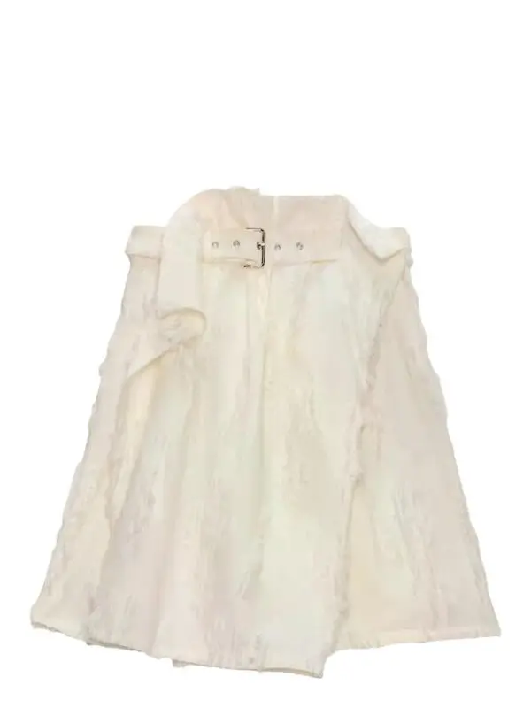 MSGM Belted Asymmetric Skirt - Neutrals