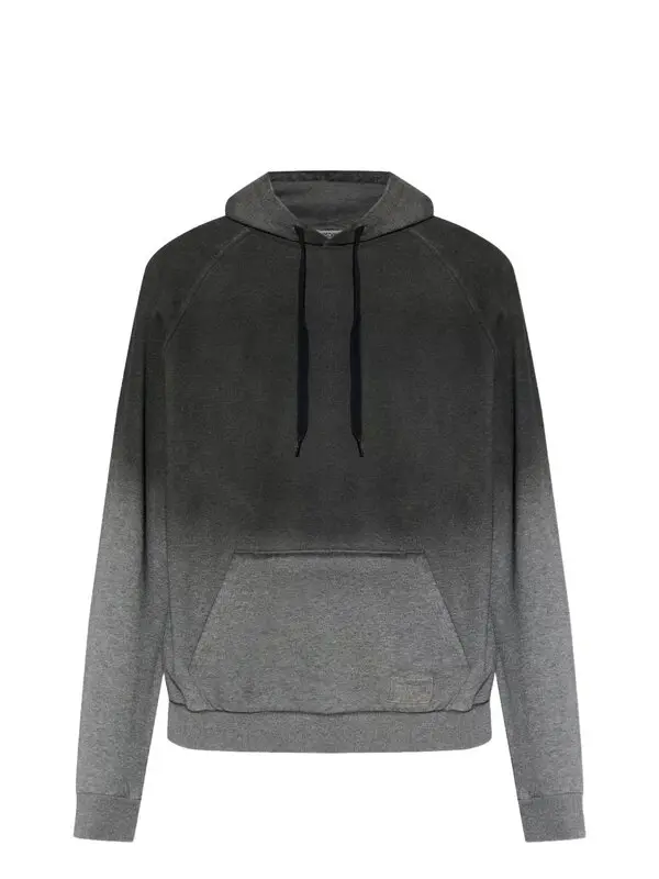 Moschino Ombre-effect Hoodie - Black