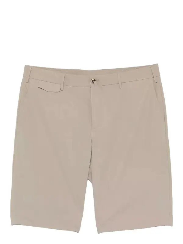 PT TORINO Belt-loops Shorts - Neutrals