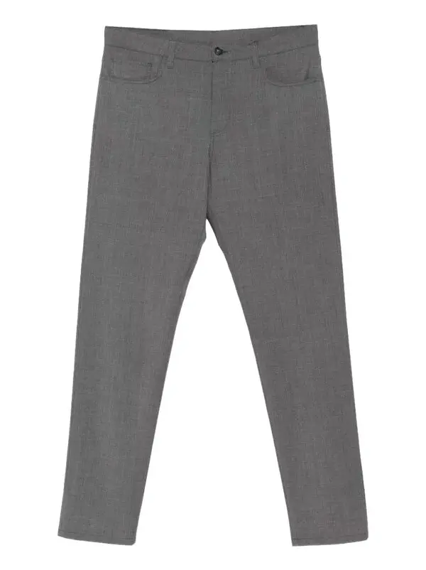Canali Belt-loops Trousers - Grey
